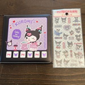 Sanrio | Office | Kuromi Notebook Ans Stickers | Poshmark